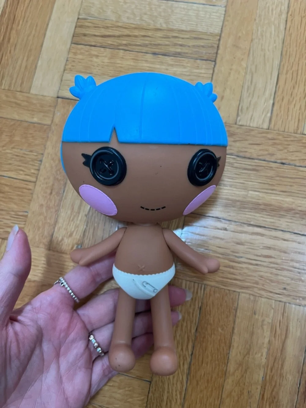 lalaloopsy | Toys | Lalaloopsy 7 Baby Doll Blue Hair And White Diaper ...